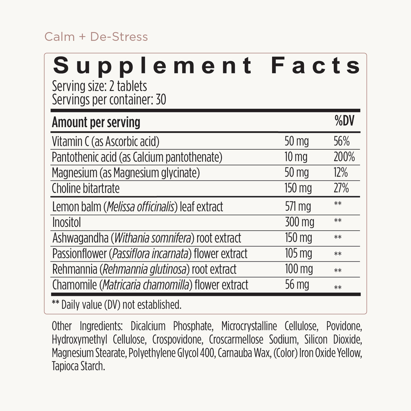 Stress Support Vitamins - 60 Tablets - JSHealth Vitamins US