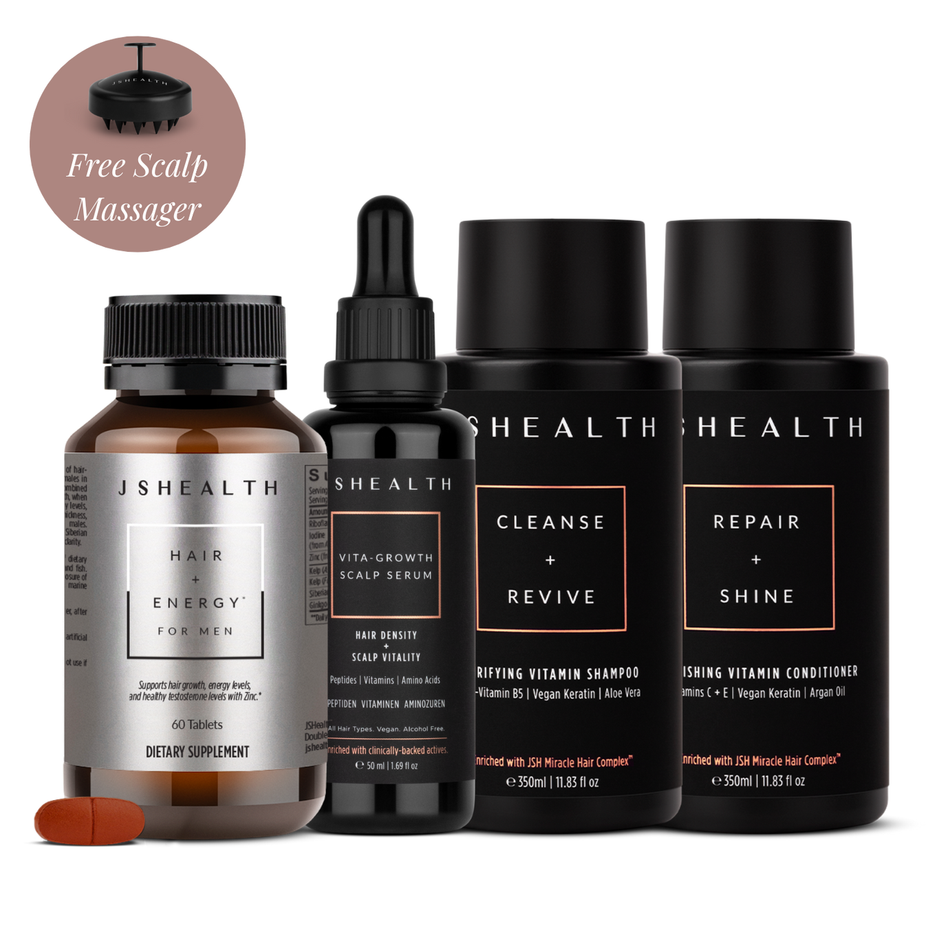 Hair + Energy For Men – JSHealth Vitamins US