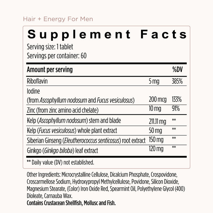 Hair + Energy For Men – JSHealth Vitamins US