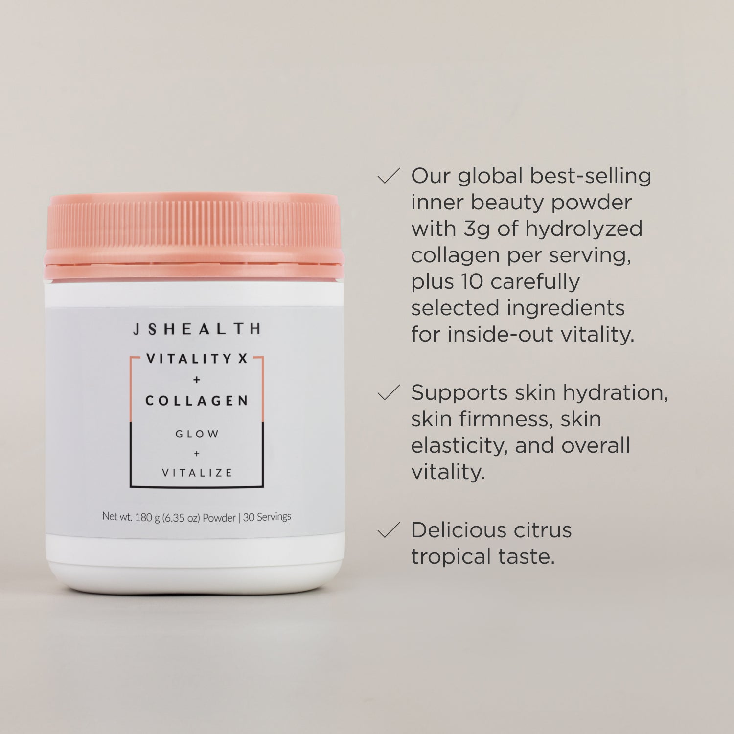 Vitality X + Collagen Powder – JSHealth Vitamins US